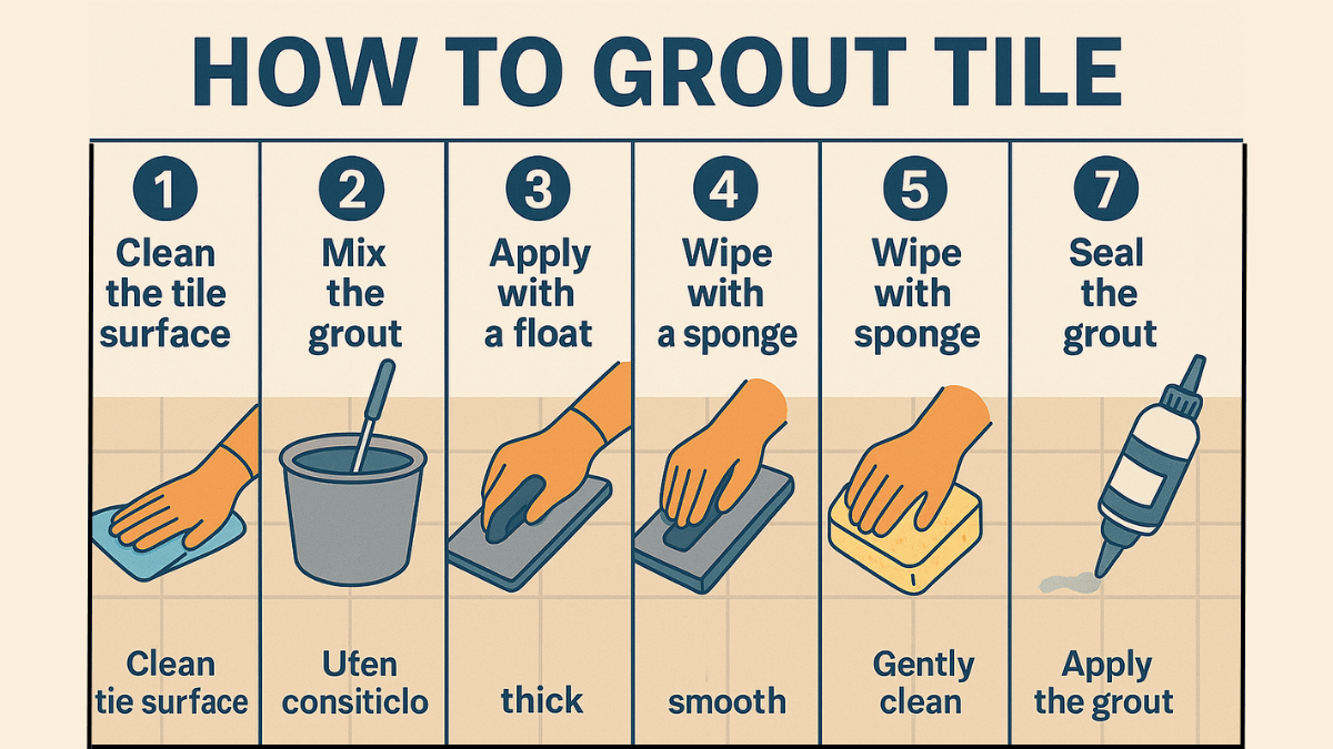 How to Grout Tile Like a Pro (Even If You’re a First-Timer) - HomeChisel: Simplifying Home ...